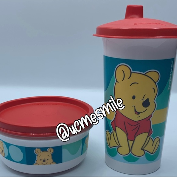Disney | Dining | Tupperware Disney Winnie The Pooh Sippy Cup Snack Cup ...